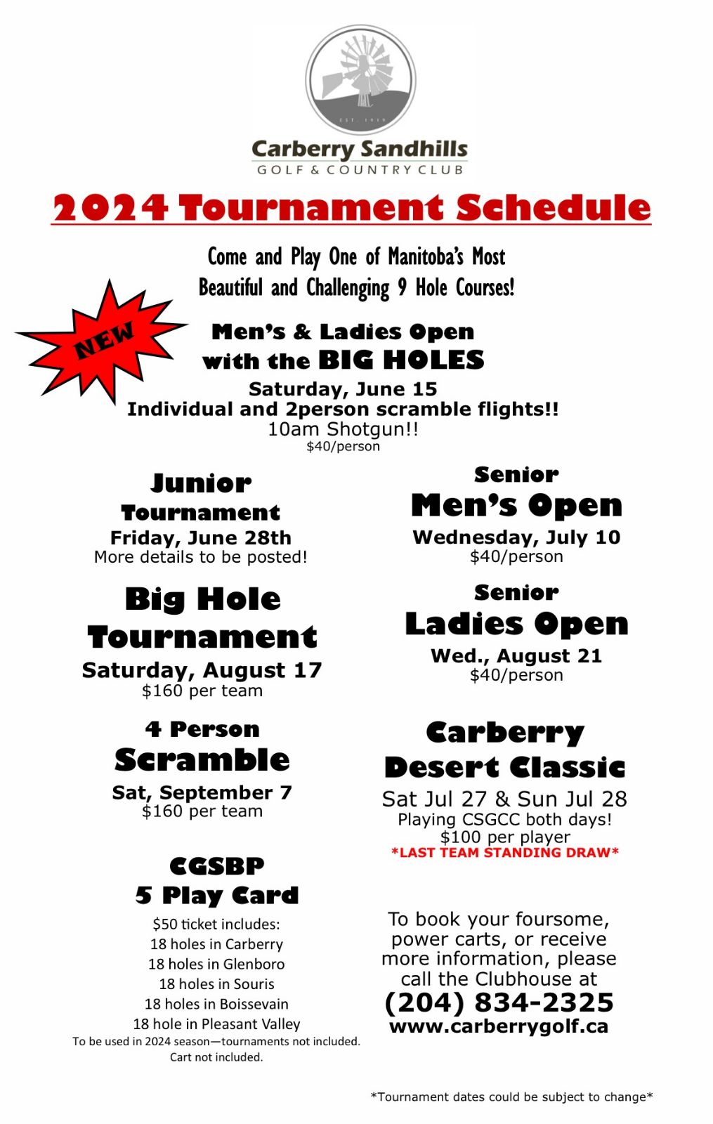 - Carberry Sandhills Golf Course